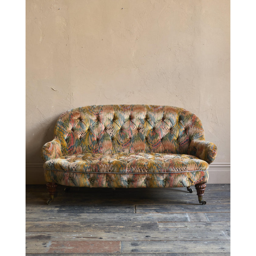 Antique Bedroom Sofa - Turned Walnut Legs – KONTRAST