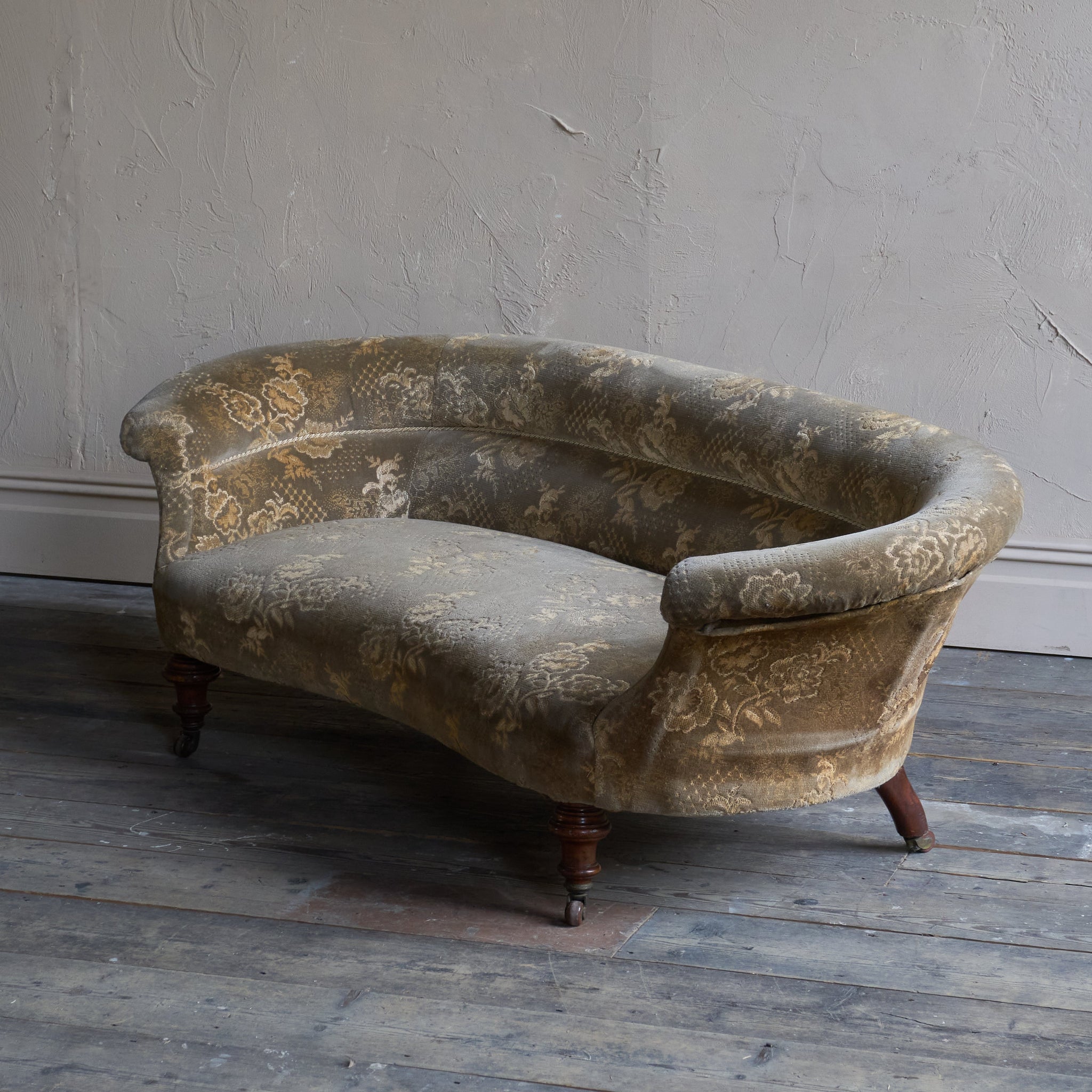 Vintage kidney shaped sofa store