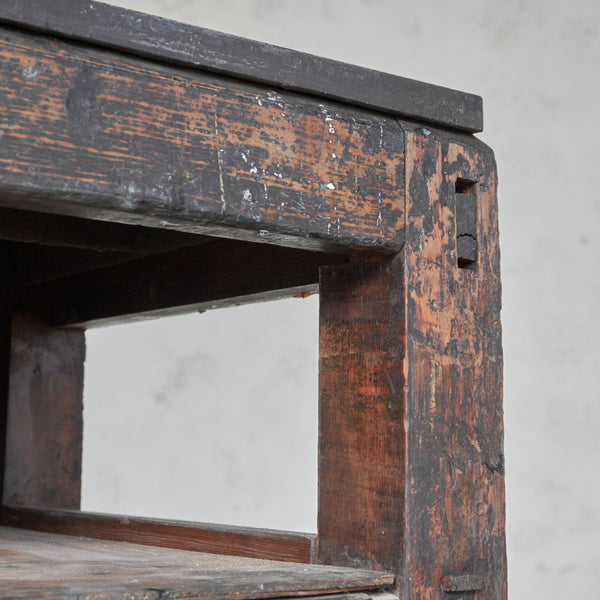 Antique Typesetting Table- printers storage - kitchen island– KONTRAST