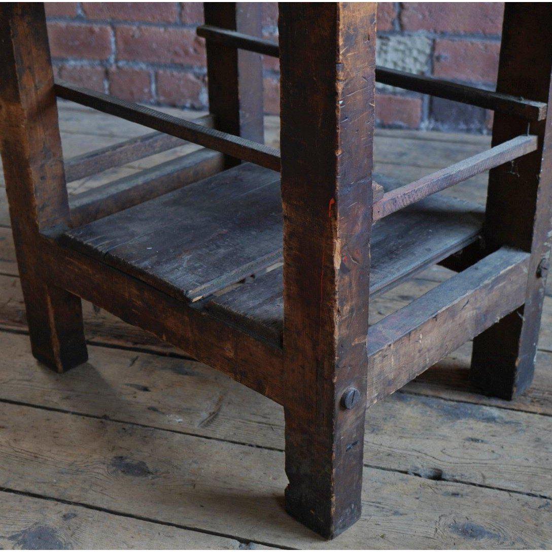 Antique Typesetting Table- printers storage - kitchen island - sold ...
