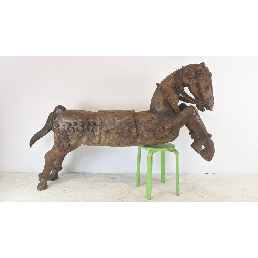 Carved Wooden Sapparam Horse – KONTRAST