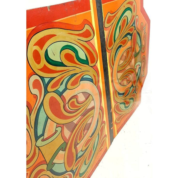 KONTRAST - Vintage hand painted fair ground sign on board