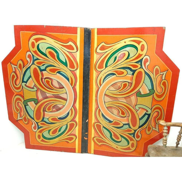 KONTRAST - Vintage hand painted fair ground sign on board